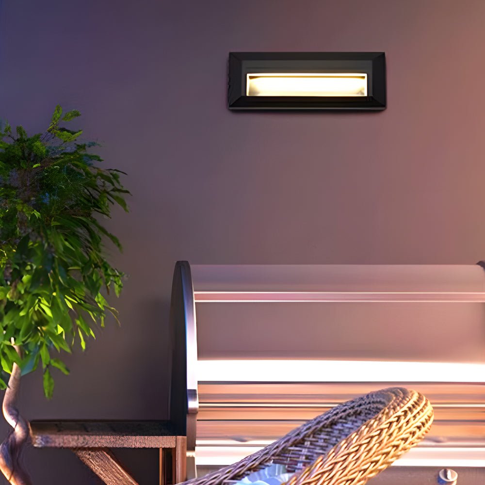 Modern Aluminum Downward LED Outdoor Step Light – Lumulox Studios